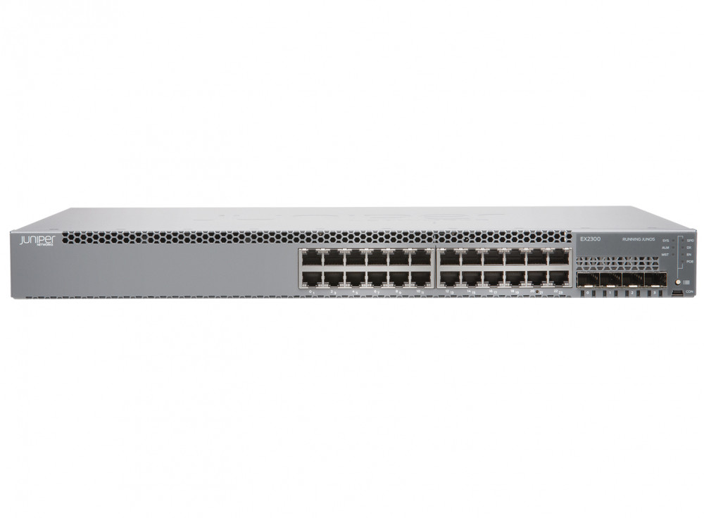 EX2300-24P Juniper EX2300 24-port 1G PoE+ Ethernet with 4 SFP/SFP+ ...