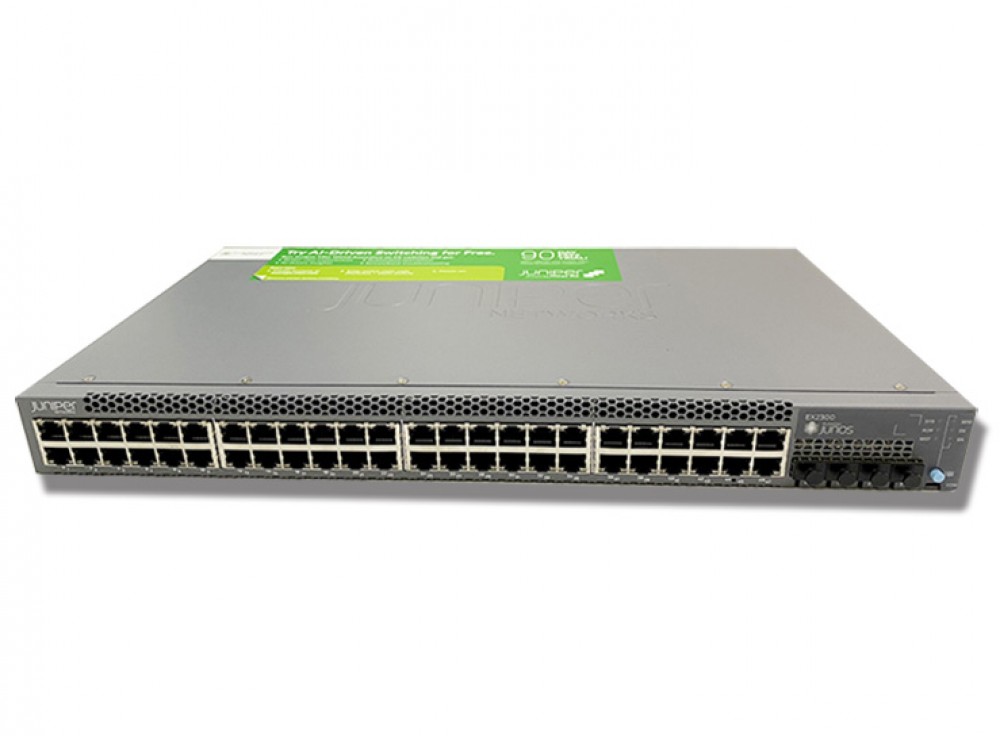 Juniper EX2300-48T 48 port Port 10/100/1000BaseT 4 SFP/SFP+ Uplink Ports