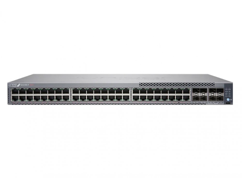 Switch Juniper EX4100-48T-DC 48-port 10/100/1000BASE-T, 4x10GbE Ports ...