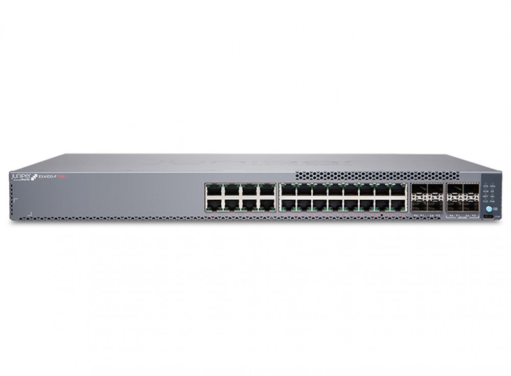 Switch Juniper EX4100-F-24P, 24 Ports 1GbE PoE+, 370W chính hãng