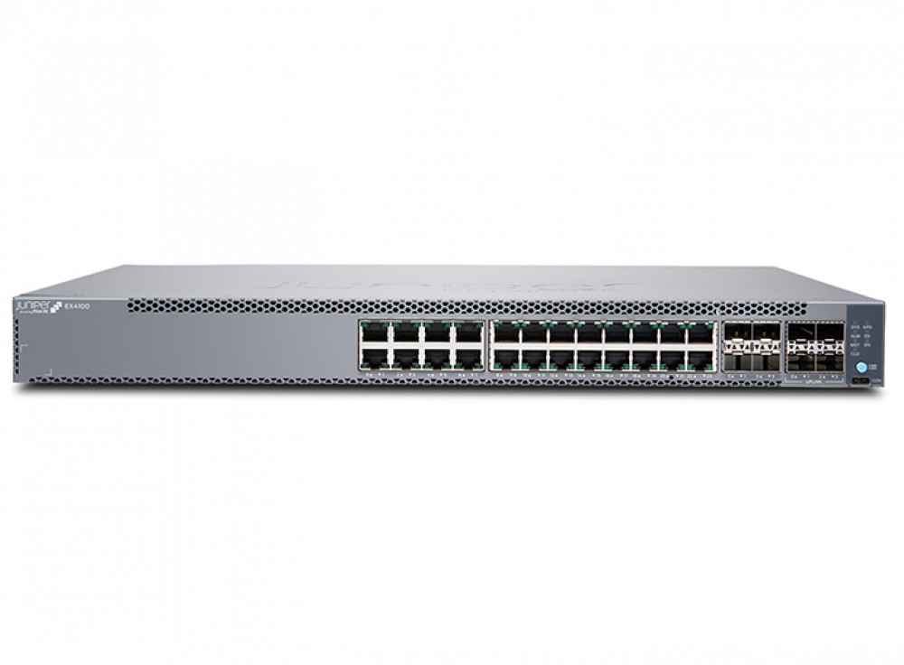 Switch Juniper EX4100-24P, 24 port 10/100/1000BASE-T, 4 port 10GbE ...
