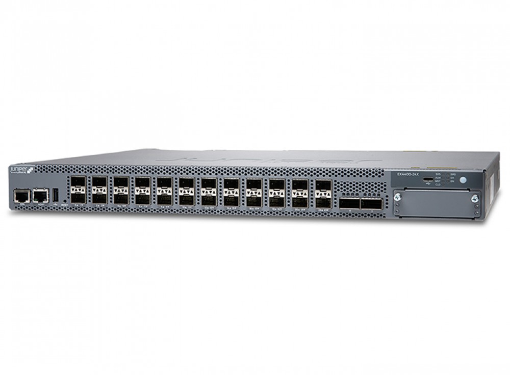 Switch Juniper EX4400-24X, 24x SFP+ 10GbE, 2x 100GbE port, Dual Power ...